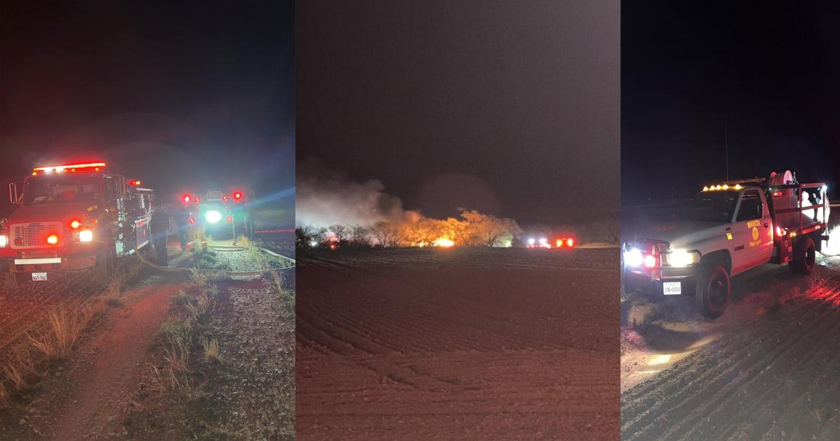 Trash Pit Fire Rekindles Near Highway 87 South, Prompting Multi-Agency ...