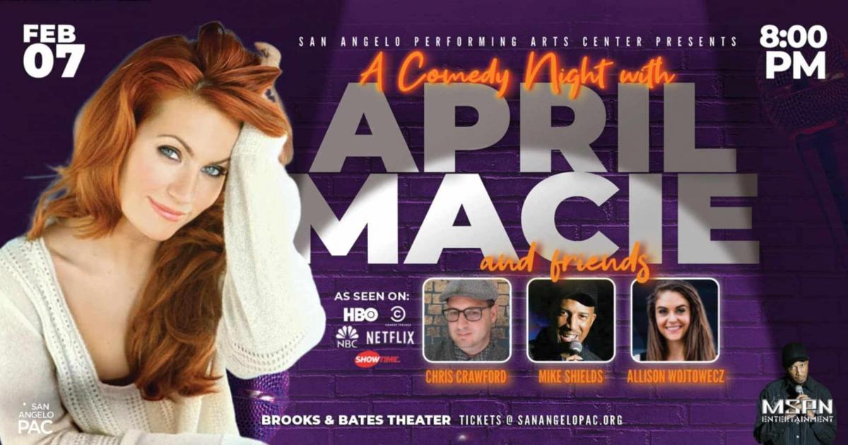 “Last Comic Standing” Finalist April Macie to Perform in San Angelo