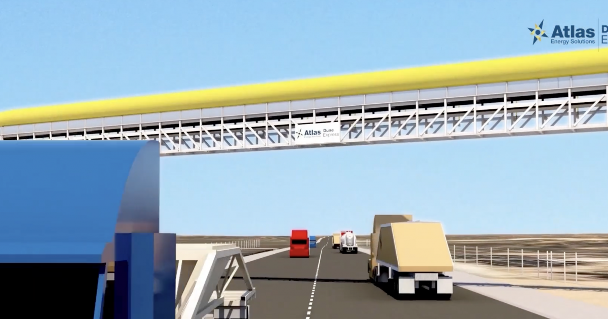 Atlas Energy Solutions Launches First Dune Express Delivery