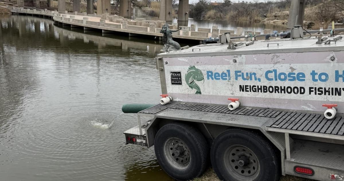 Rainbow Trout Stocked in Concho River for Final Time This Season