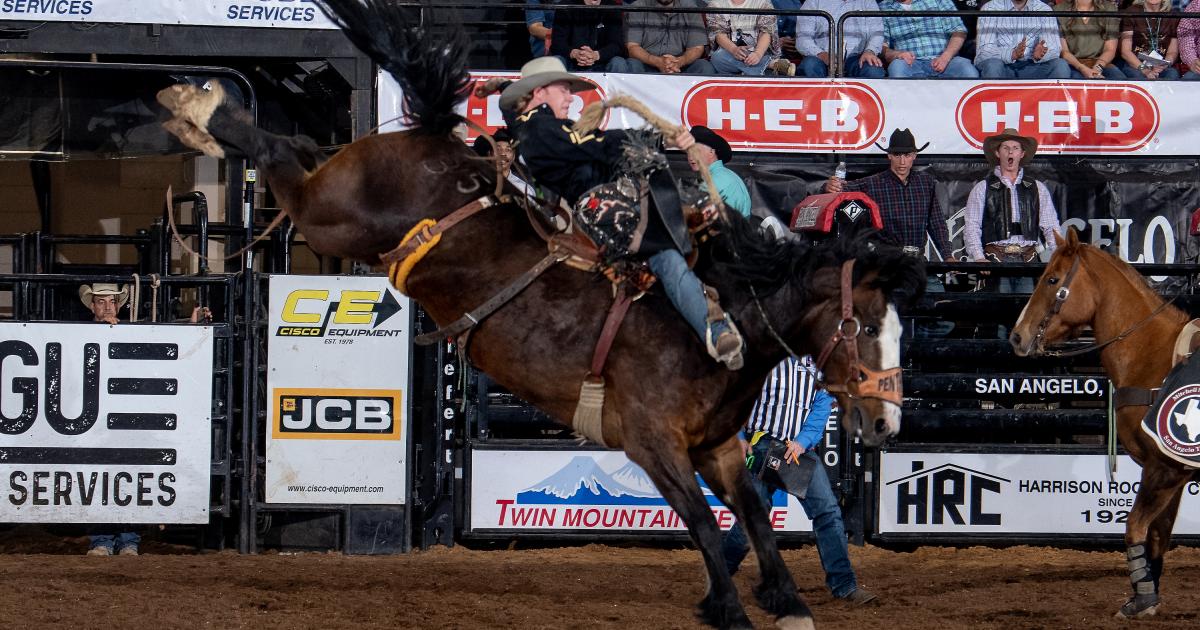Canadian Saddle Bronc Rider Moves Into Tie for First at San Angelo Rodeo
