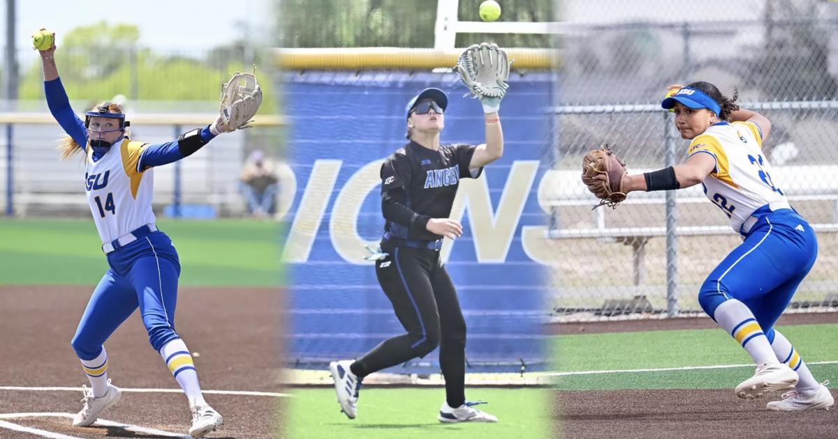 Three Angelo State Players Named to NFCA All-Region First Team