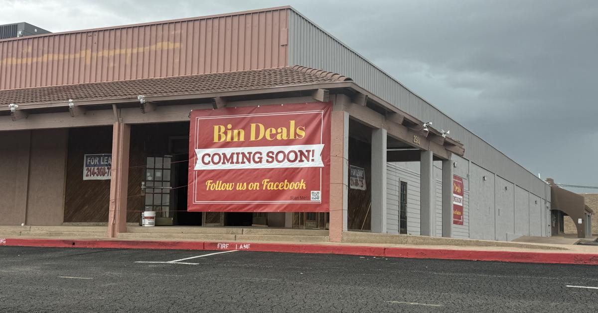 Bin Deals San Angelo Sets Grand Opening Date