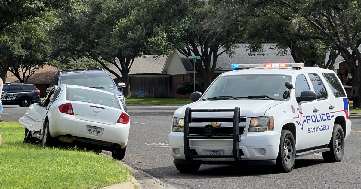 WATCH: Car Crunched in T-Bone Crash at Residential Intersection