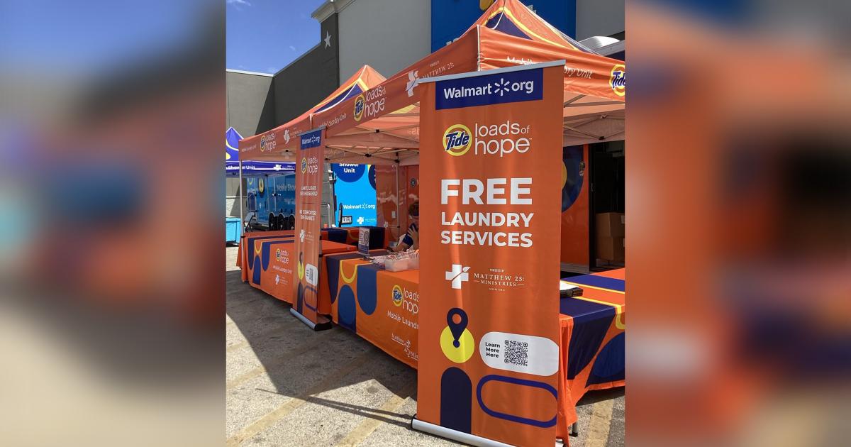 San Angelo Walmart Offers Free Meals, Laundry and Showers for Flood Victims