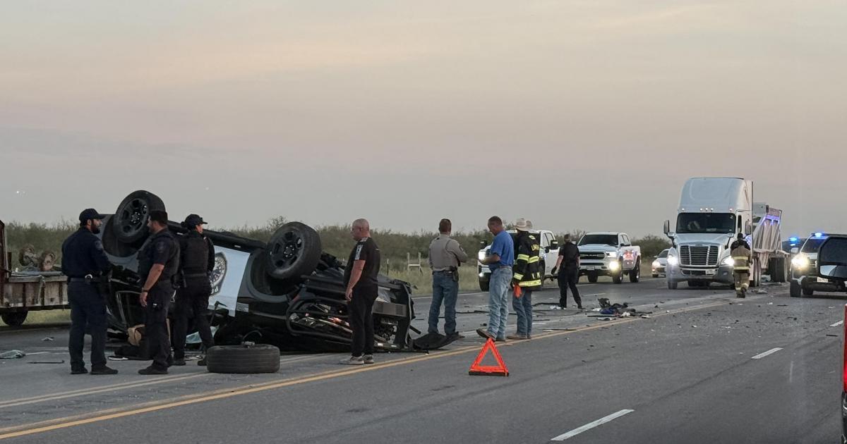Midland Police Officer Hospitalized After Rollover Crash With 18-Wheeler