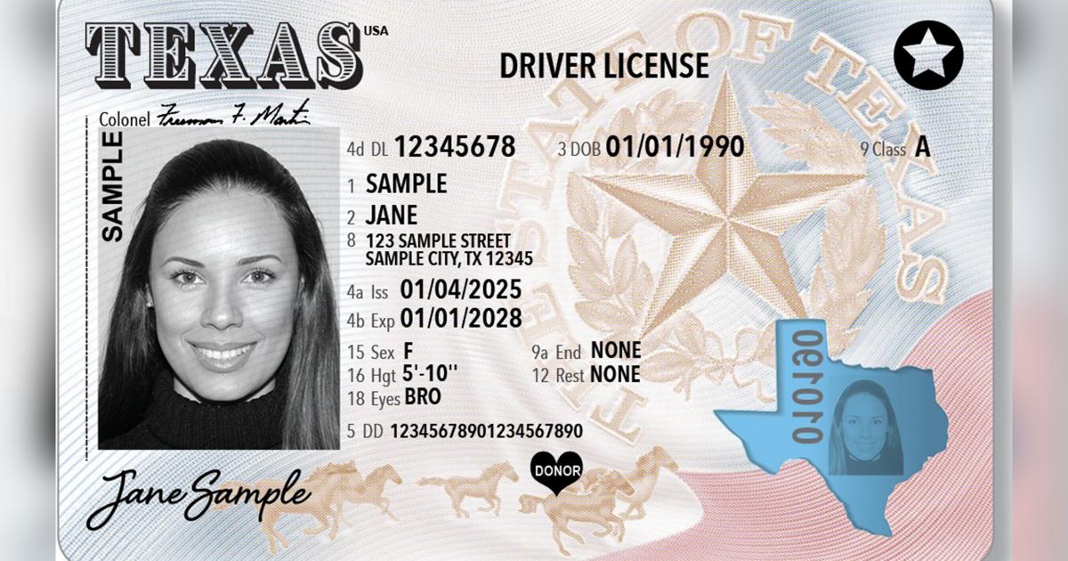 Texas DPS Rolls Out New Driver License Design