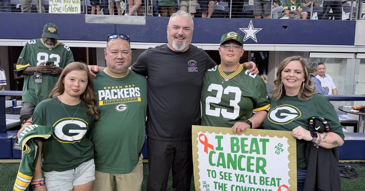 San Angelo Cancer Survivor Receives Special Gift from the Green Bay Packers