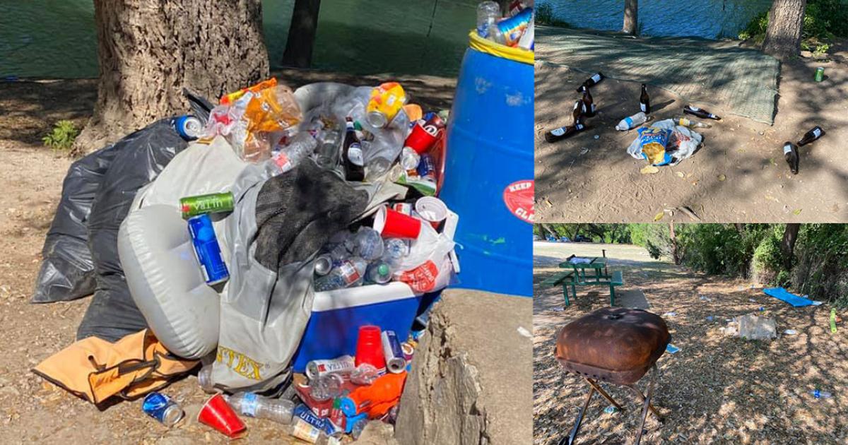 Concho River Trashed After Thousands Flock to Christoval