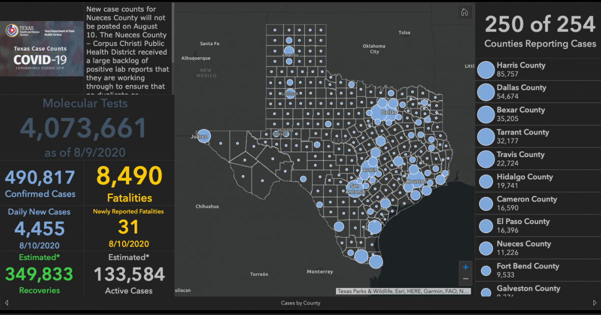 Coronavirus: Daily Map Shows Statewide Hospital Availability Levels ...