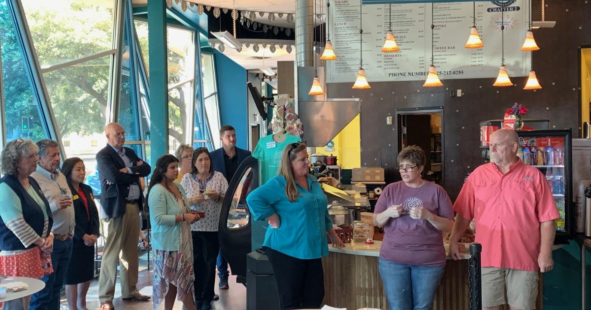 WATCH: Chamber Welcomes Helen's Bistro into the Stephens Central Library