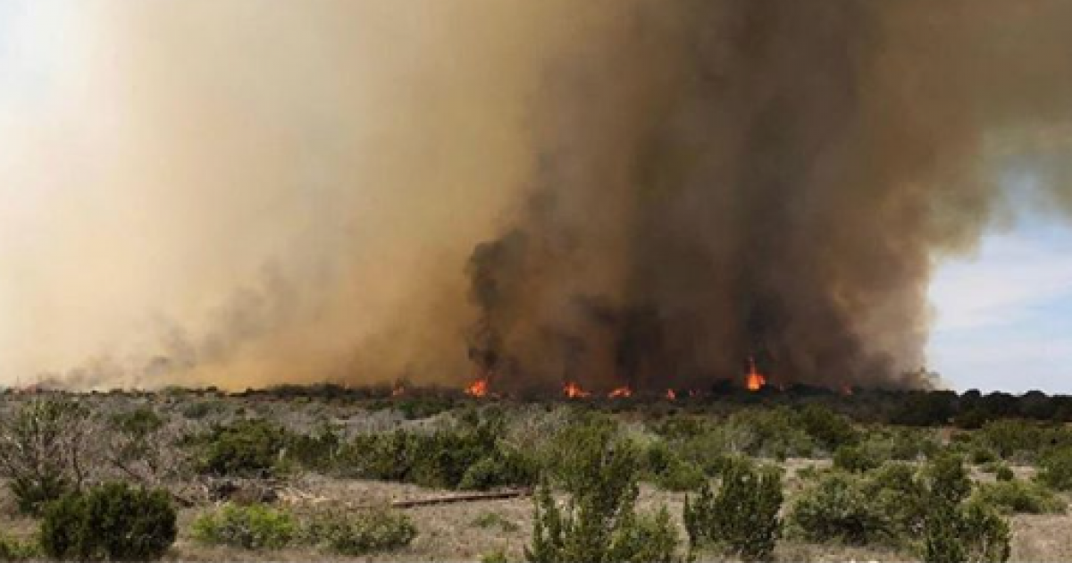 Gov. Declares Emergency for the Storage Wildfire West of Ft. Worth