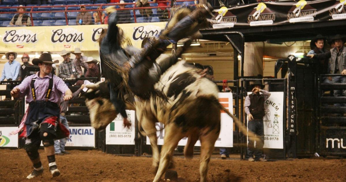Video: San Angelo Rodeo LIVE! 2014 Day 3 - Meet Bullfighter Ethan McDonald