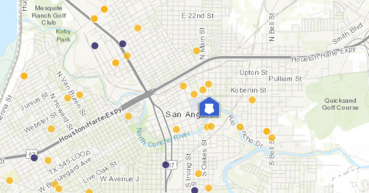 San Angelo Police Department Launches Interactive Crime Map