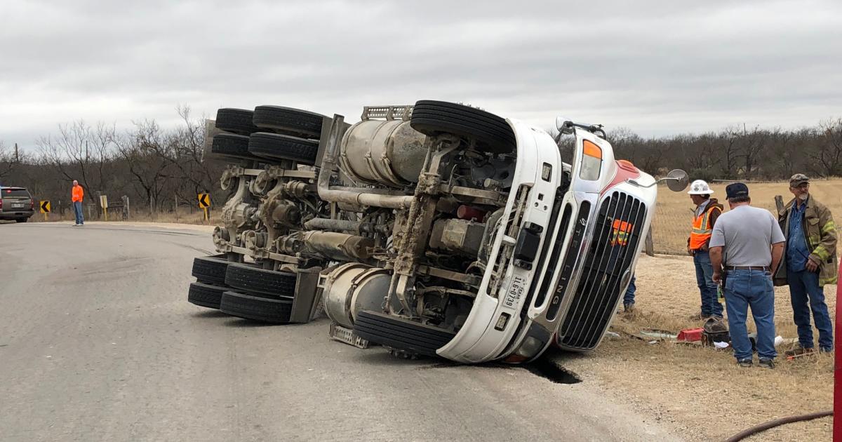 18-Wheeler Flipped on Burma Road