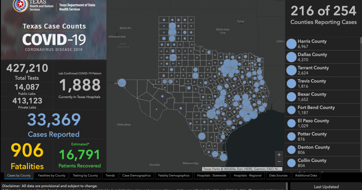Coronavirus by the Numbers: Daily Map Shows Recoveries Increasing