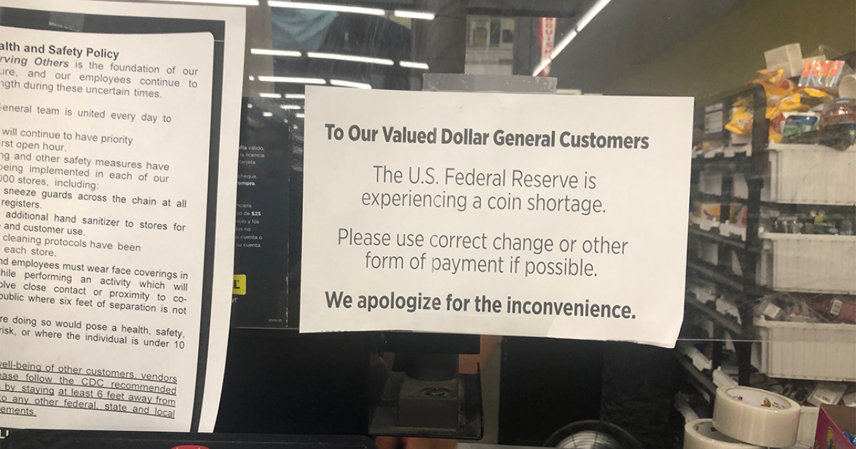 Pandemic Causes Coin Shortage in the U.S.