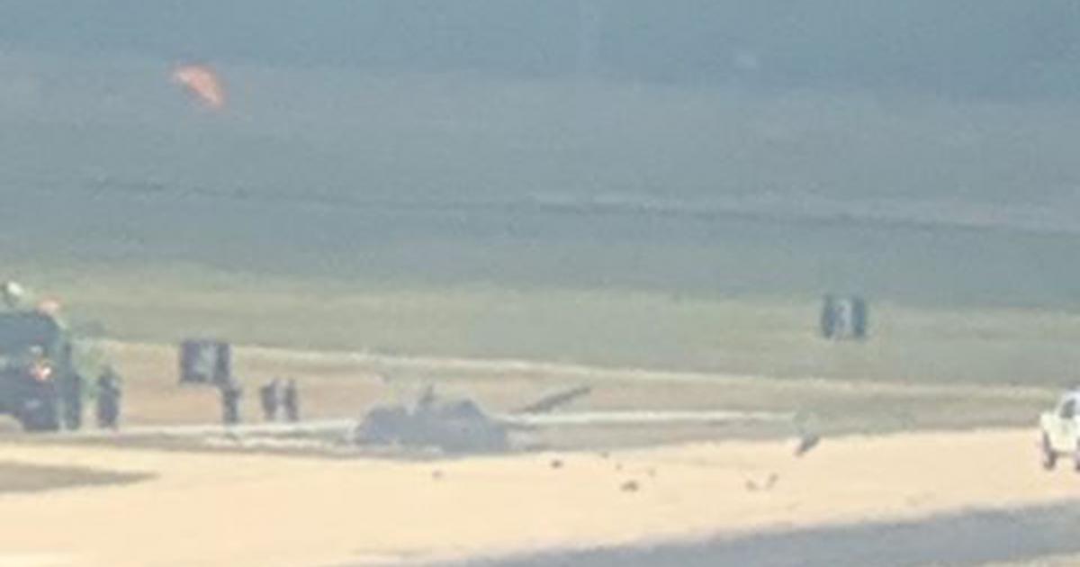 Predator Drone Crashes on Runway at Mathis Field