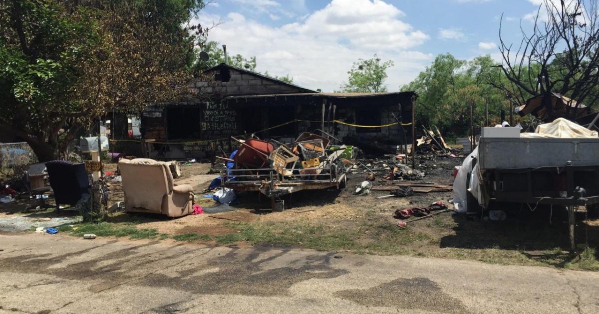 Property Involved in Saturday's Big House Fire Burns Again