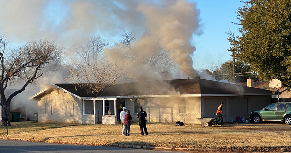 WATCH: Fire Engulfs House on Oxford