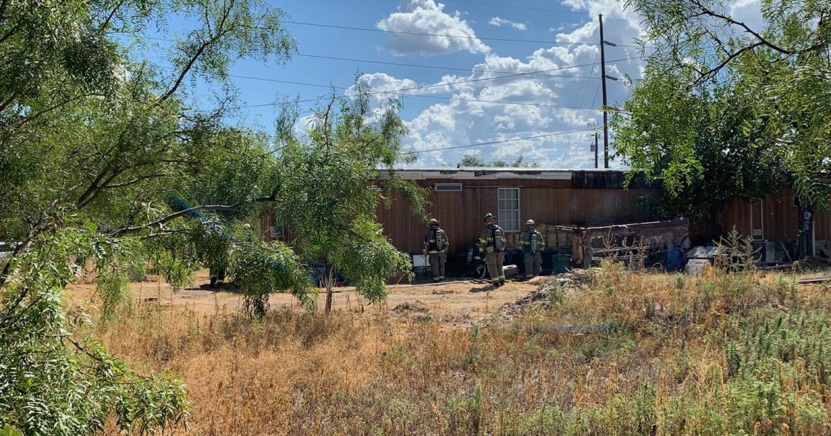 WATCH: Pets and People Survive Trailer House Fire in North San Angelo