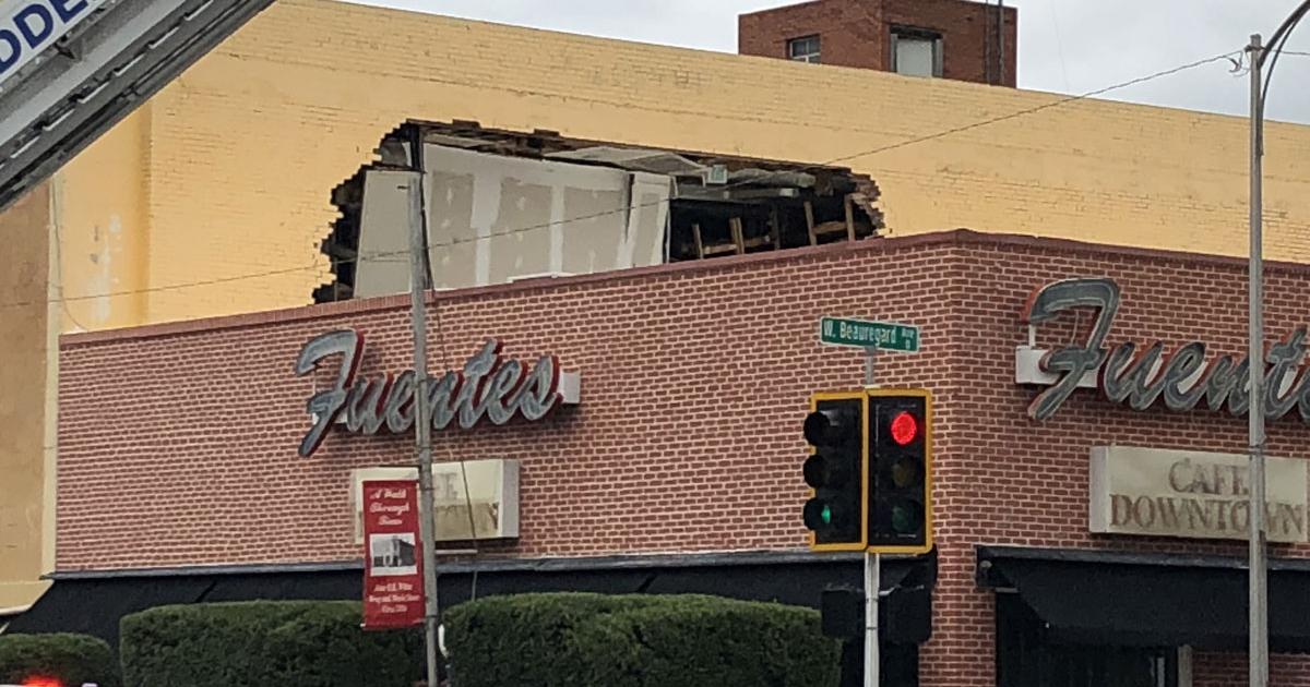 EXCLUSIVE: Watch Fuentes Cafe Downtown Roof Collapse on Security ...