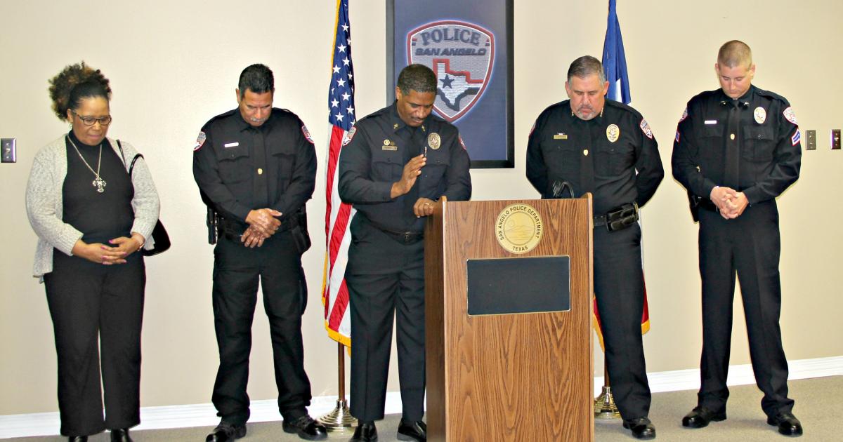 San Angelo Police Department Promotion Ceremony