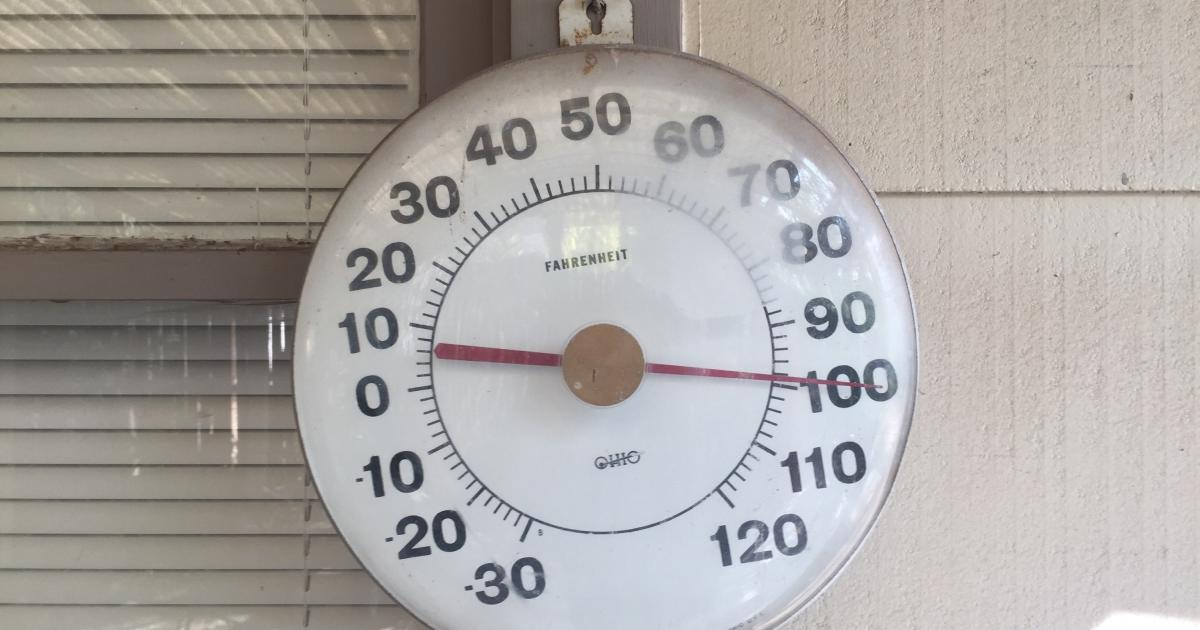 NWS: Scorching 107 Degrees Today