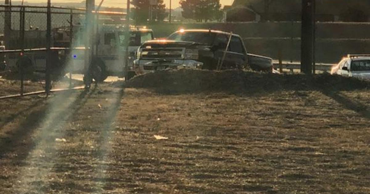 Silverado Crashes into Dodge Ram Which Crashes into Ford F150 Sending 2 ...