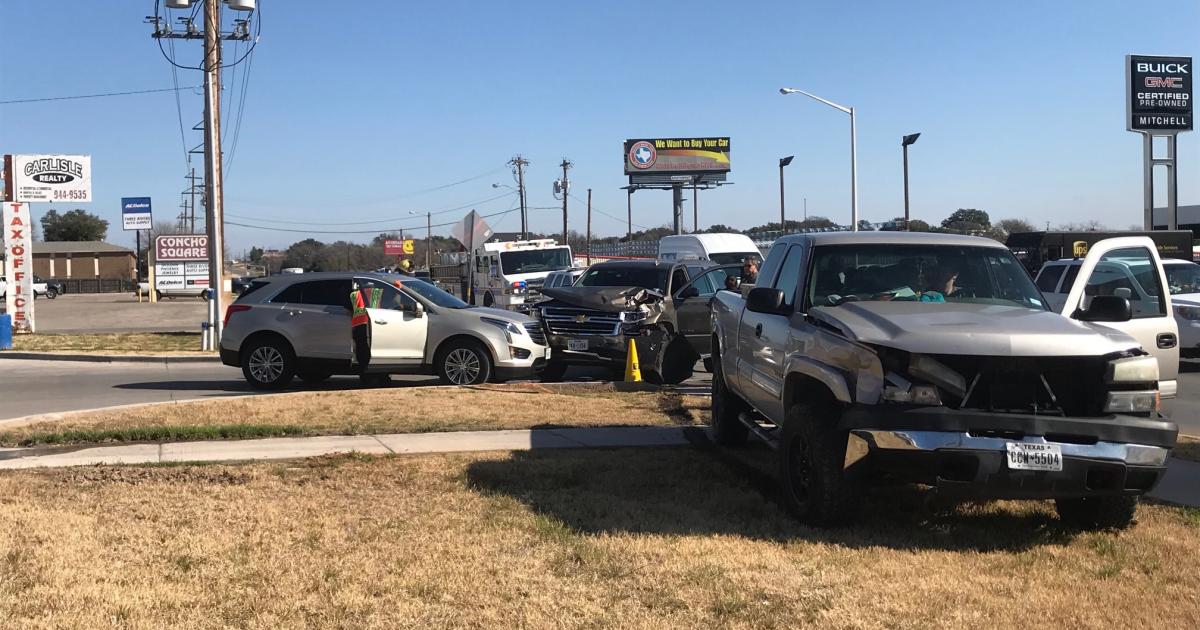 Silverado Turns Too Soon and Causes Three-Car Crash on Sherwood