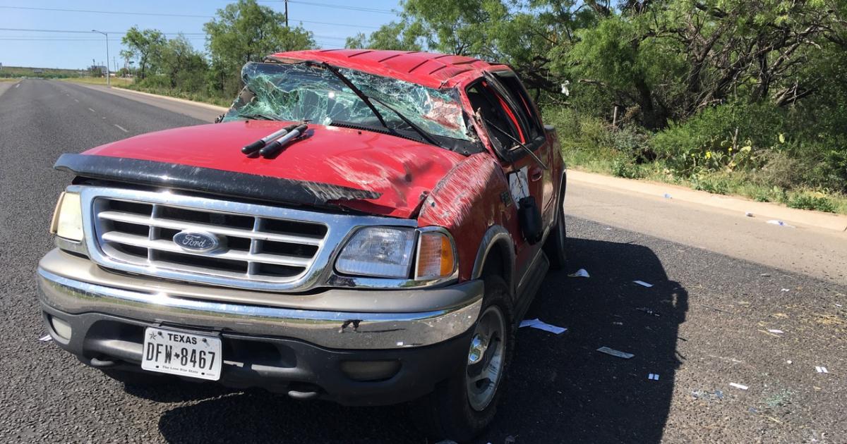 Red Ford F-150 Flips 4 to 5 Times in Single Vehicle Crash