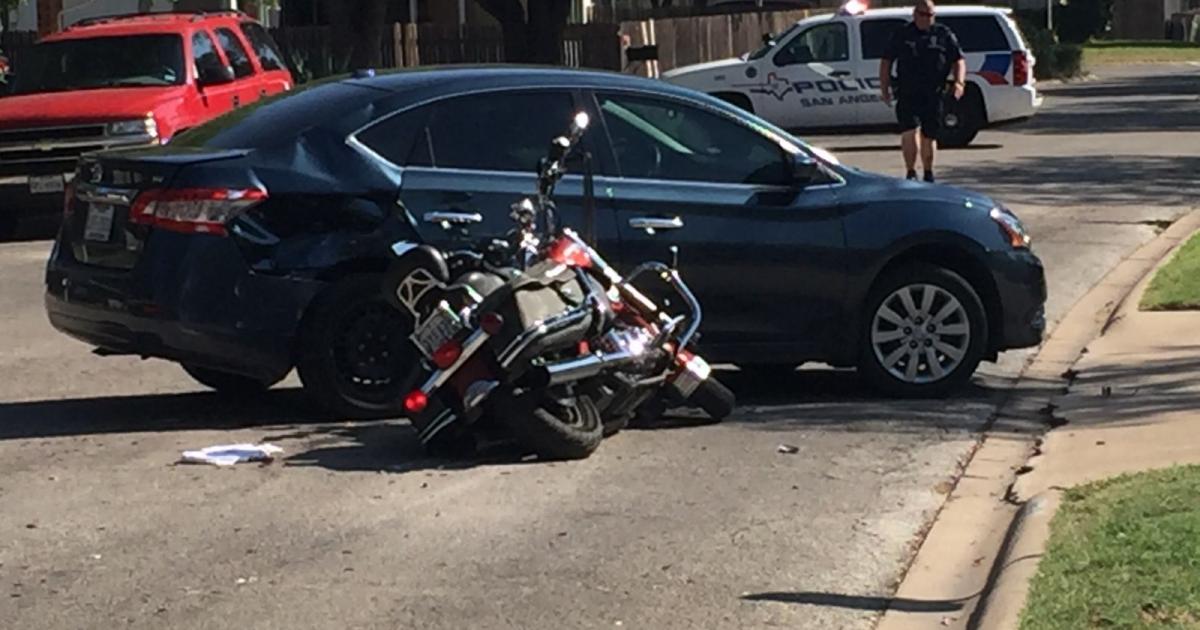 Harley Rider Seriously Injured in Crash with Nissan