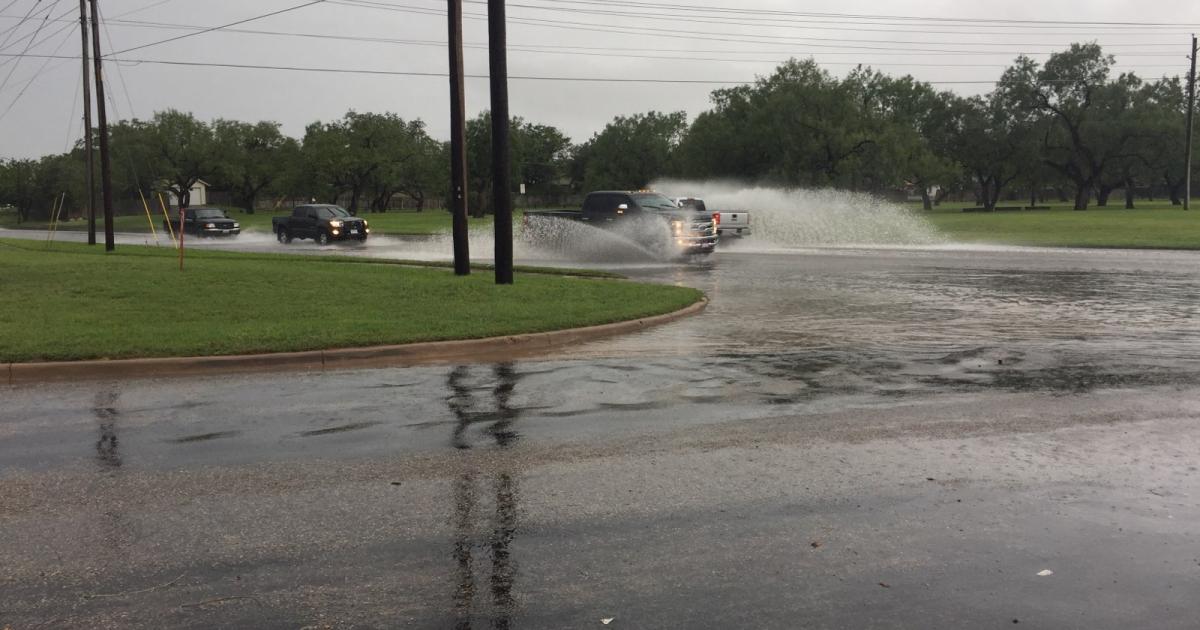 VIDEO: Widespread Street Flooding in San Angelo