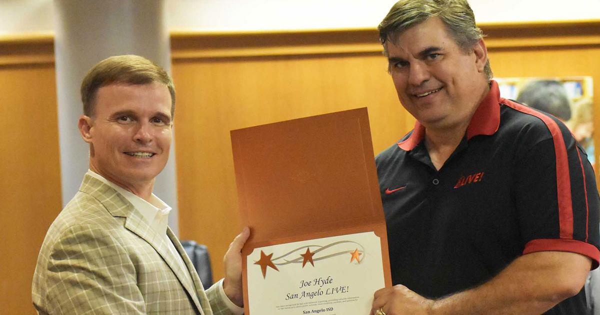 San Angelo LIVE! Publisher Among 7 in Local Media Honored by San Angelo ISD