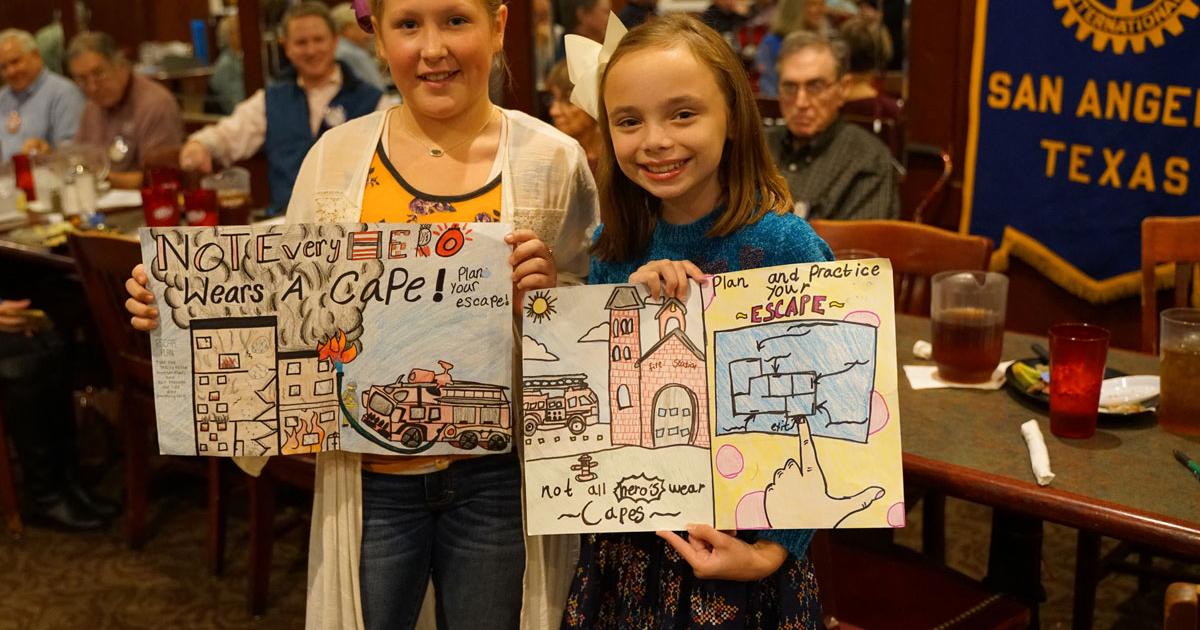 San Angelo Fire Prevention Poster Contest Winners Announced