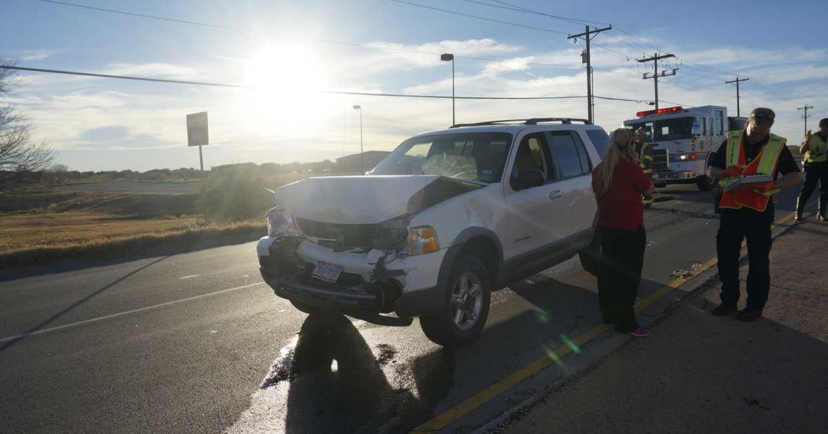 Explorer Crashed into a Cadillac and Closed Loop 306 Exit Ramp
