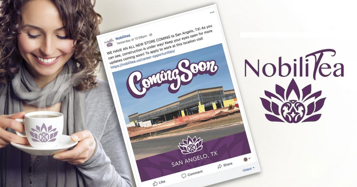 NobiliTea Coming to Sherwood Way