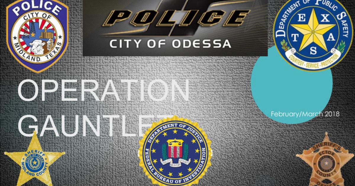 Odessa PD's Operation Gauntlet Yields 63 Arrests Regarding Prostitution