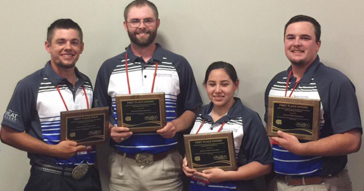 ASU Meat Science Undergrads Win National Championship