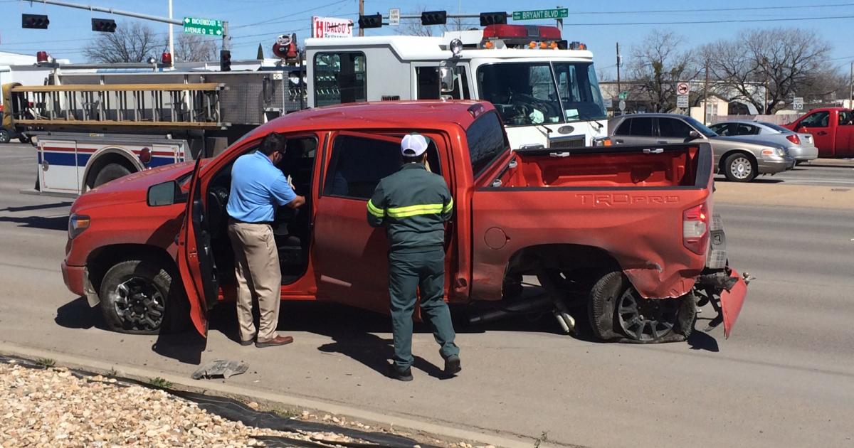 Bad Crash on Bryant Tore Up a New Tundra and a Chevy Traverse