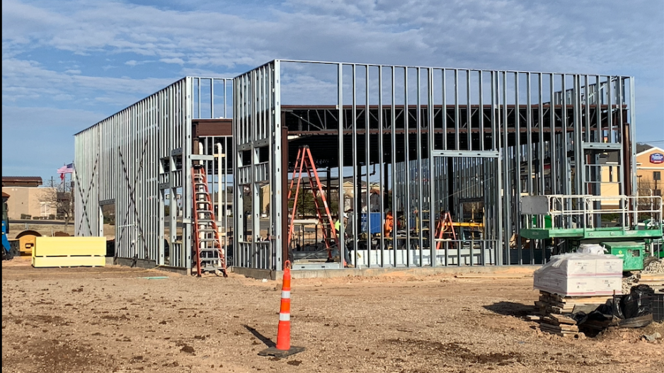 Texas Burger Construction Progressing