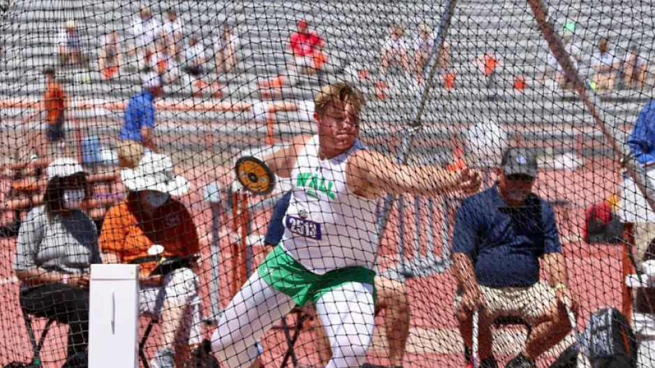 Wall's Baylor Bound Tate Williams Earns Silver Medal at State Track Meet