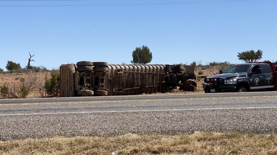 UPDATE: Semi and Dually Crash Head-On North of San Angelo