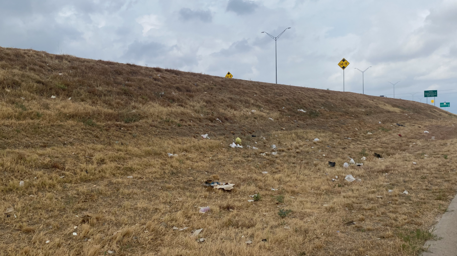 Trash Build up Along Loop 306 Concerns Residents
