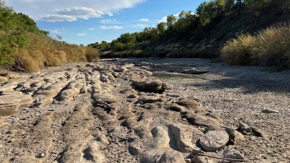 WATCH: Extreme Drought Drys Up N. Concho River Again
