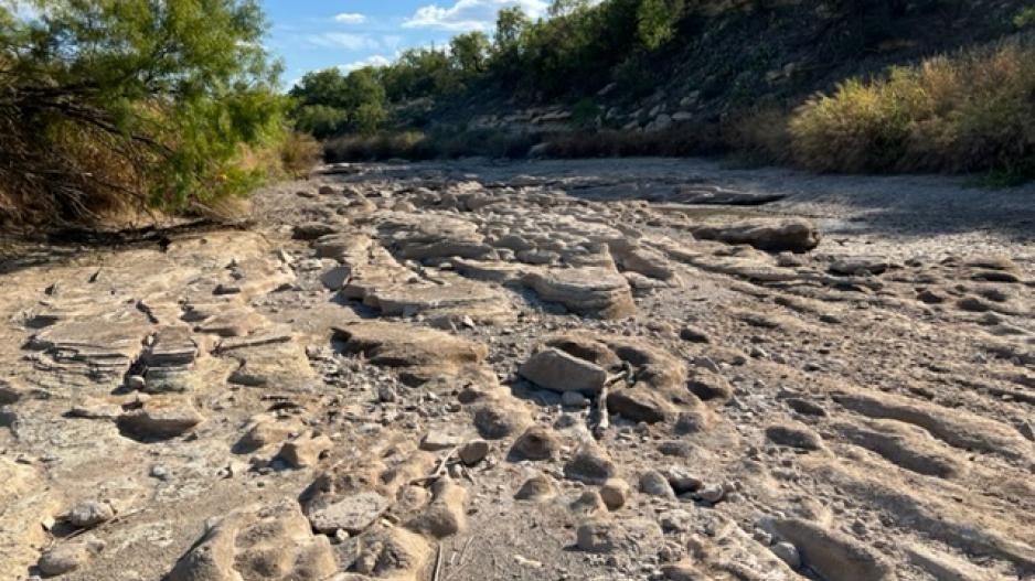 WATCH: Extreme Drought Drys Up N. Concho River Again