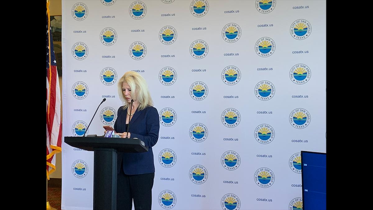 San Angelo Mayor Address Covid-19 Surge