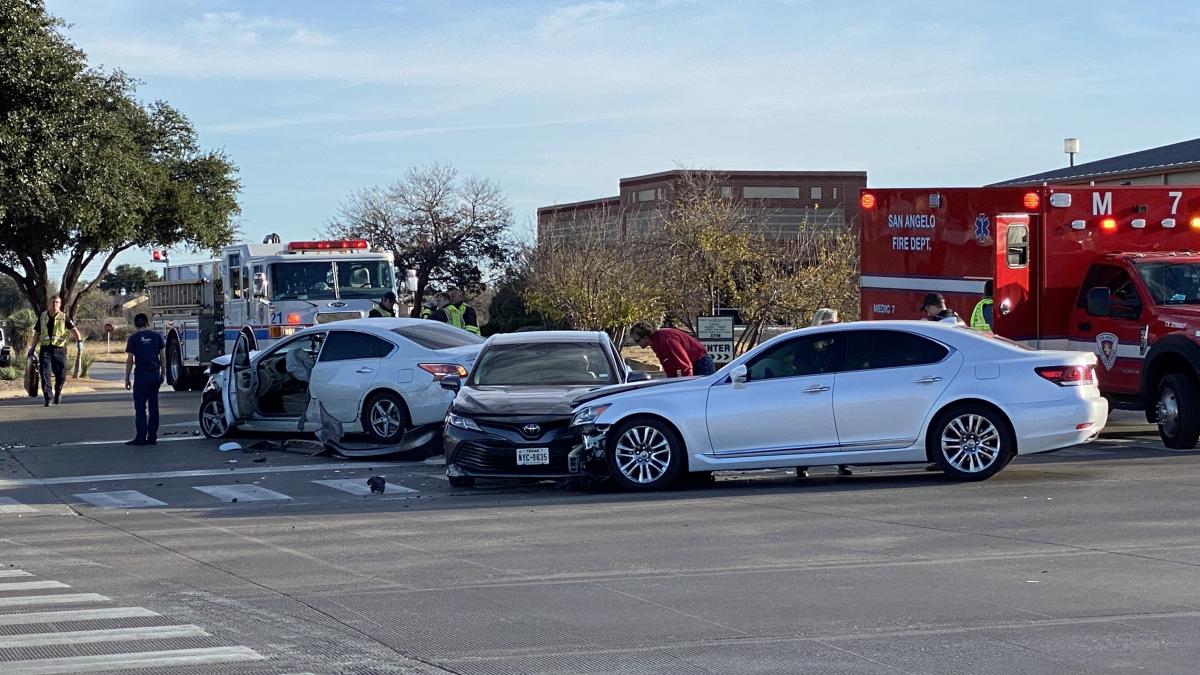 WATCH: Driver Runs Red Light Causing Three-Car Crash