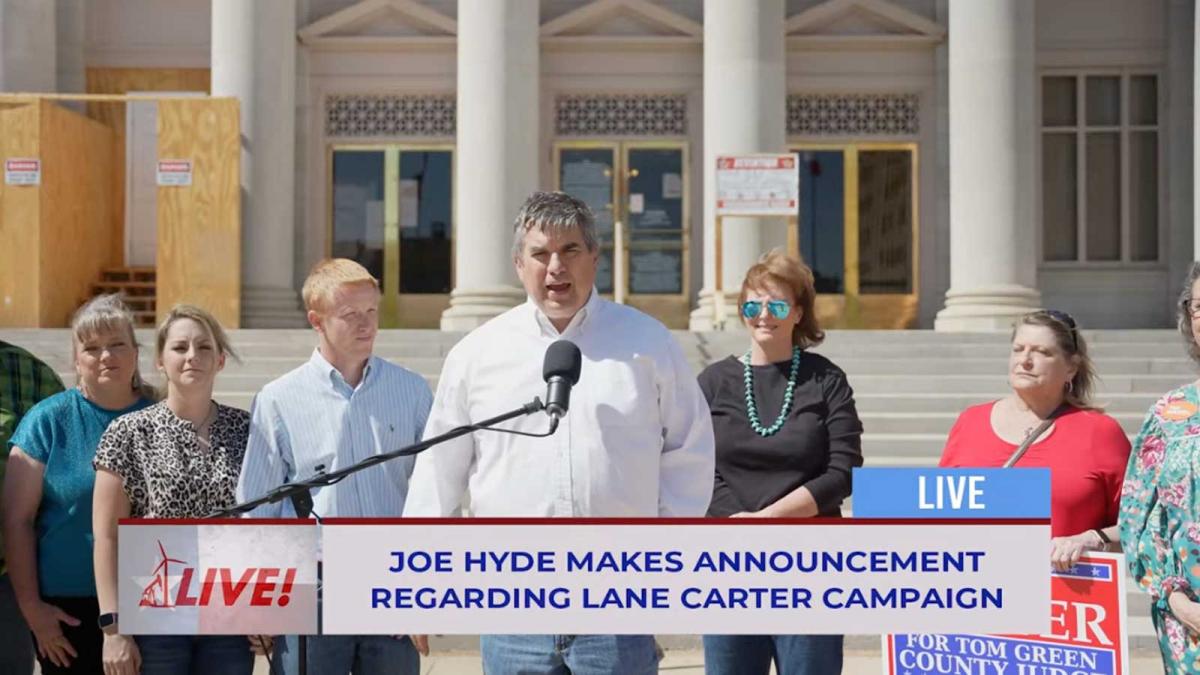 Joe Hyde Endorses a Candidate for County Judge