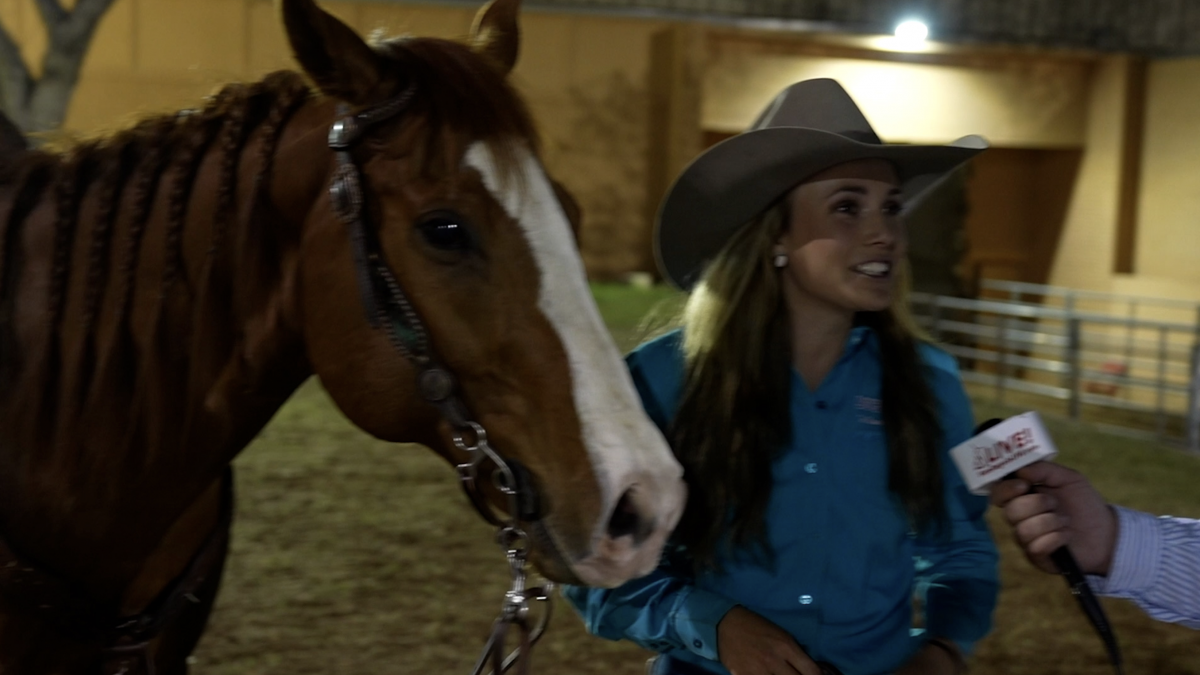 Hot Barrel Racer on a New Ride Nips at the Hooves of a Champion